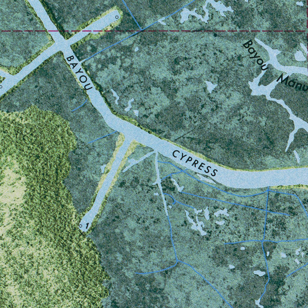 LA-LAFITTE: ORTHOPHOTOMAP 1973 Map by Western Michigan University ...