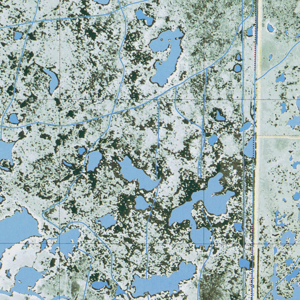LA-CATFISH LAKE: ORTHOPHOTOMAP 1980 Map by Western Michigan University ...