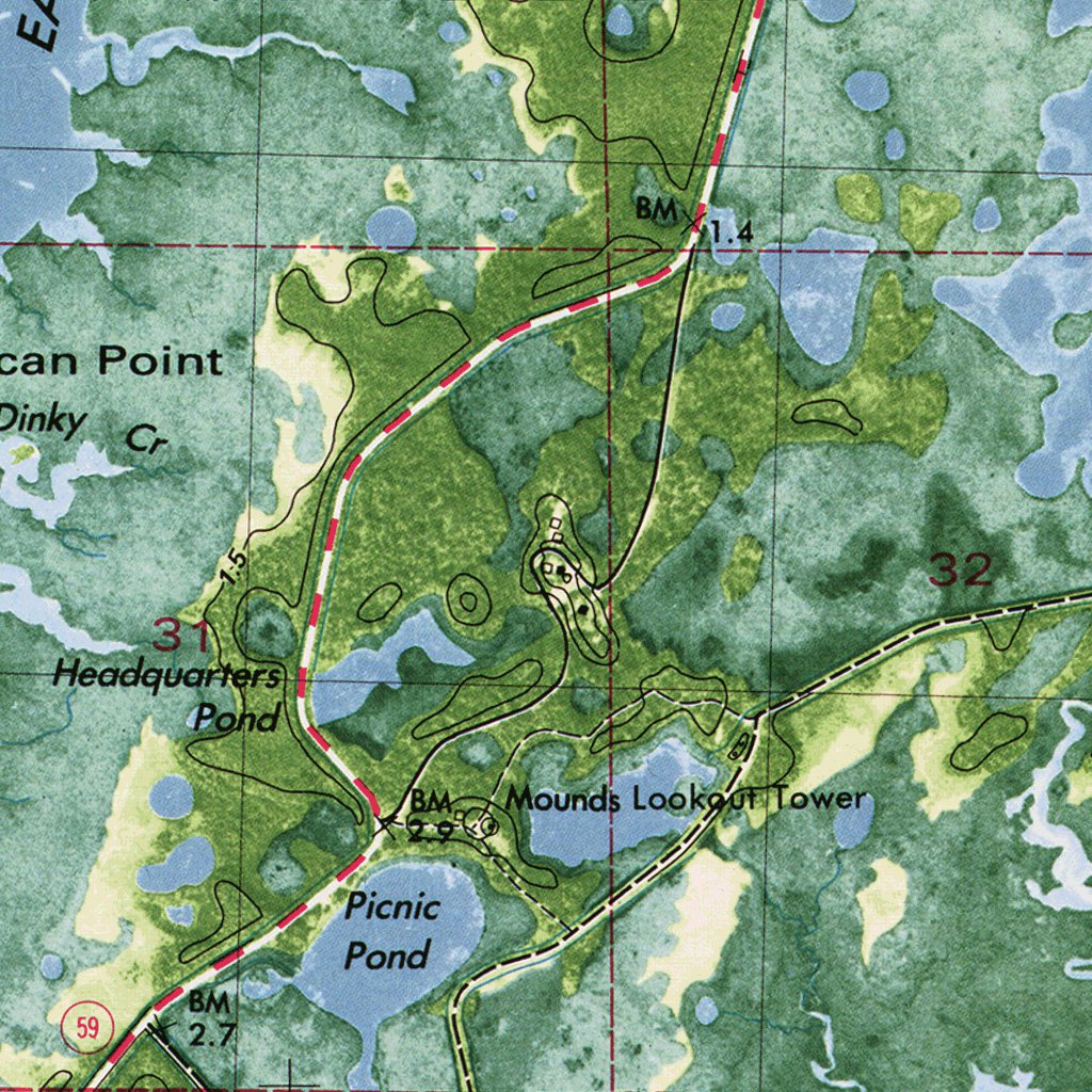 FL-SPRAGUE ISLAND: ORTHOPHOTOMAP 1982 Map by Western Michigan ...