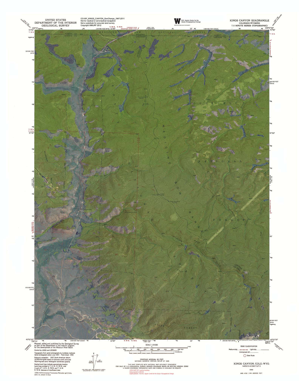State Forest State Park, Colorado (Bundle) Map by Western Michigan ...