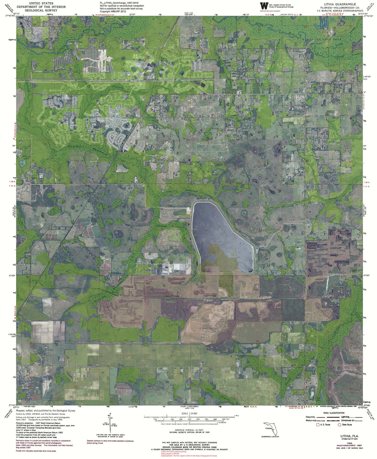 Alafia River State Park, Florida (Bundle) Map by Western Michigan ...