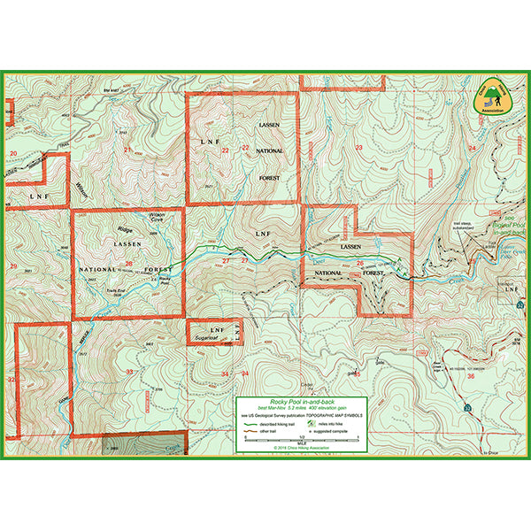 Rocky Pool hike Map by Sacramento Valley Hiking Conference | Avenza Maps