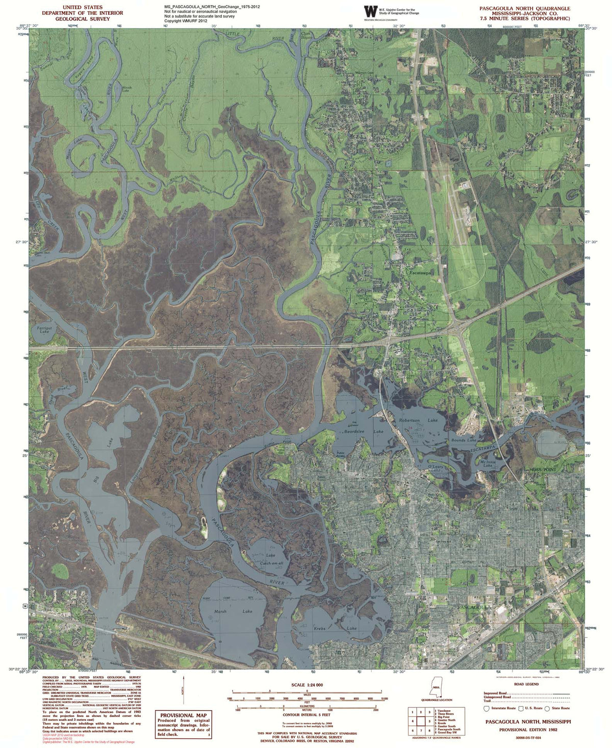 Shepard State Park, Mississippi (Bundle) Map by Western Michigan ...