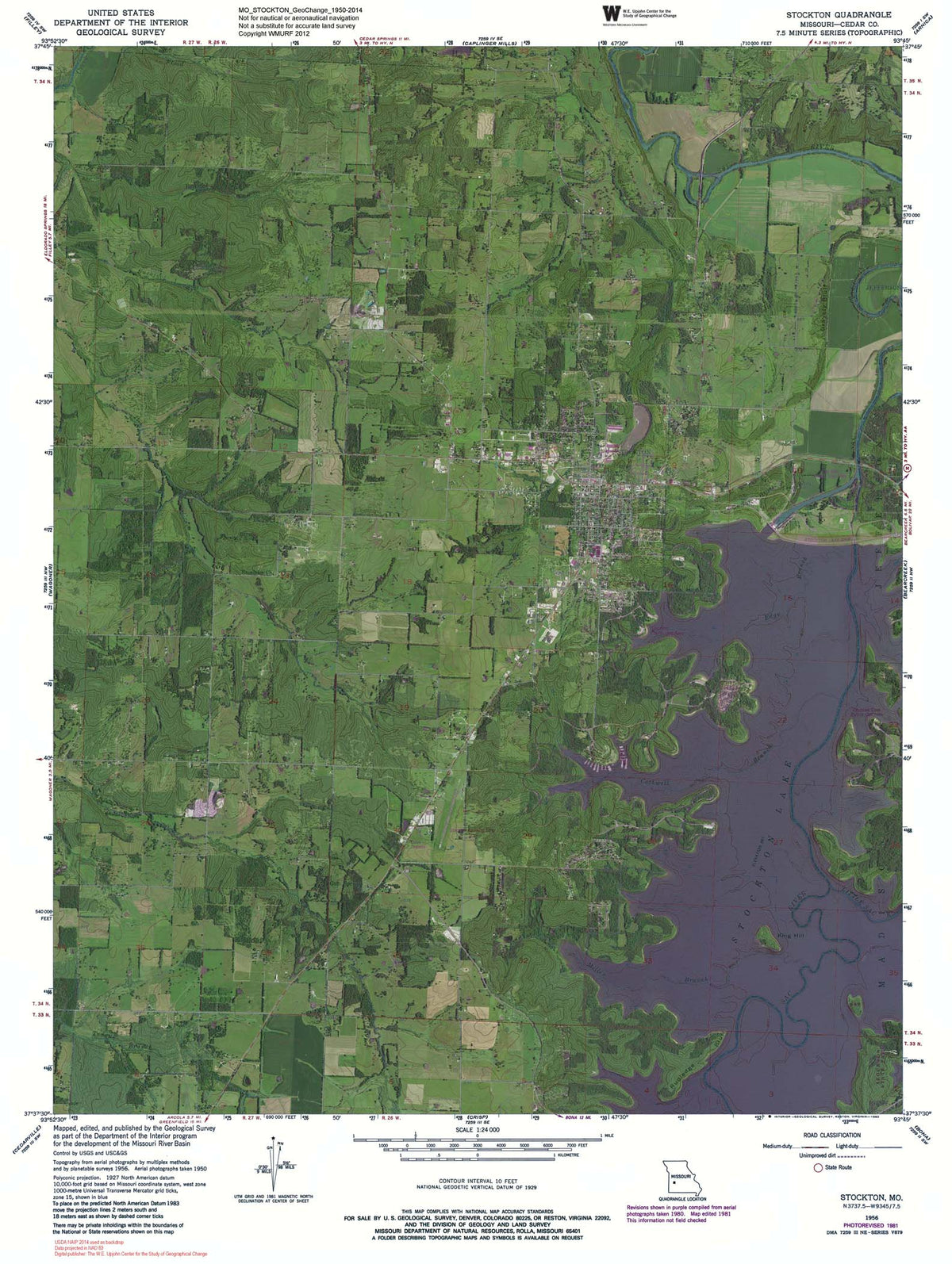 Stockton State Park, Missouri (Bundle) Map by Western Michigan ...