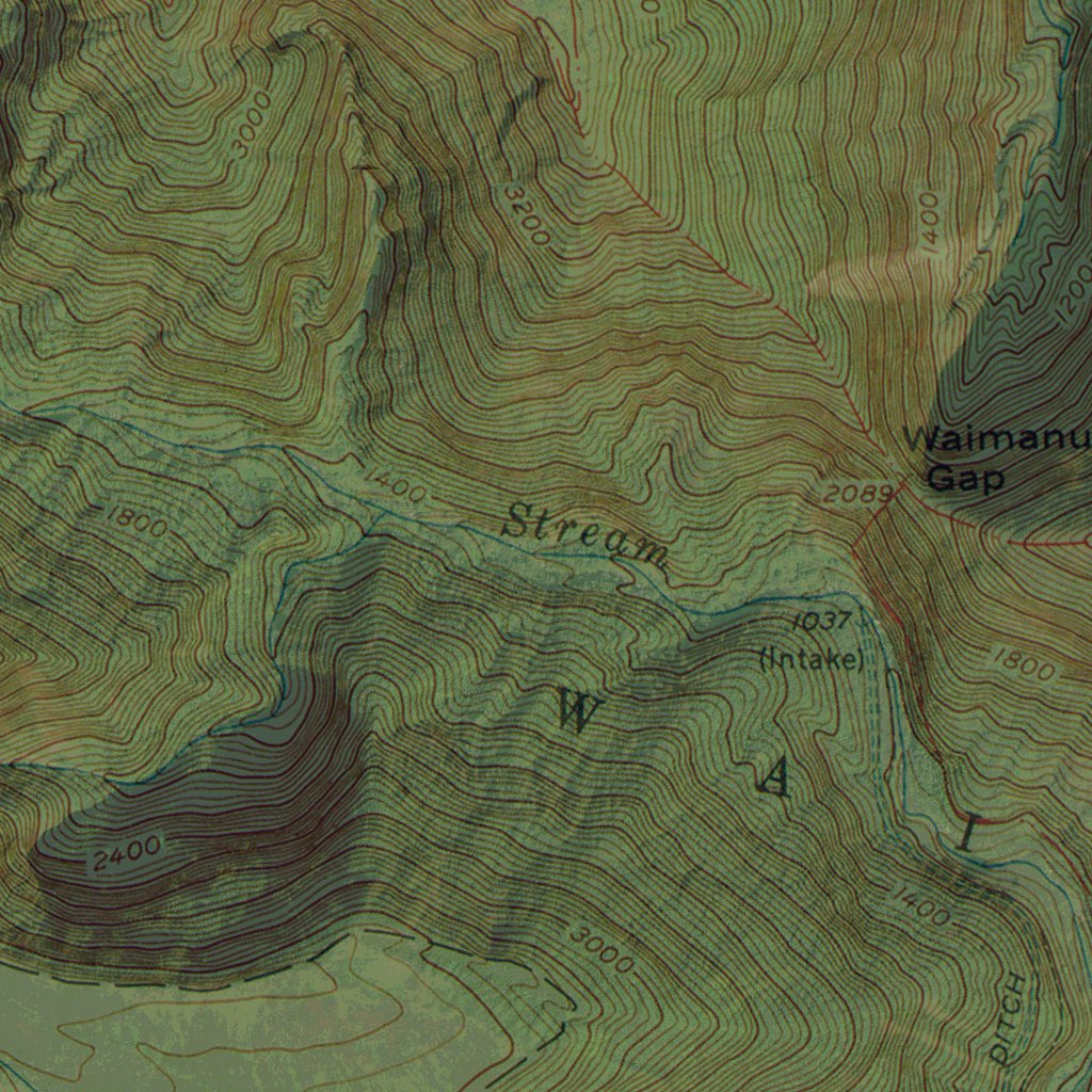 HI-KAMUELA: GeoChange 1954-2016 Map by Western Michigan University ...