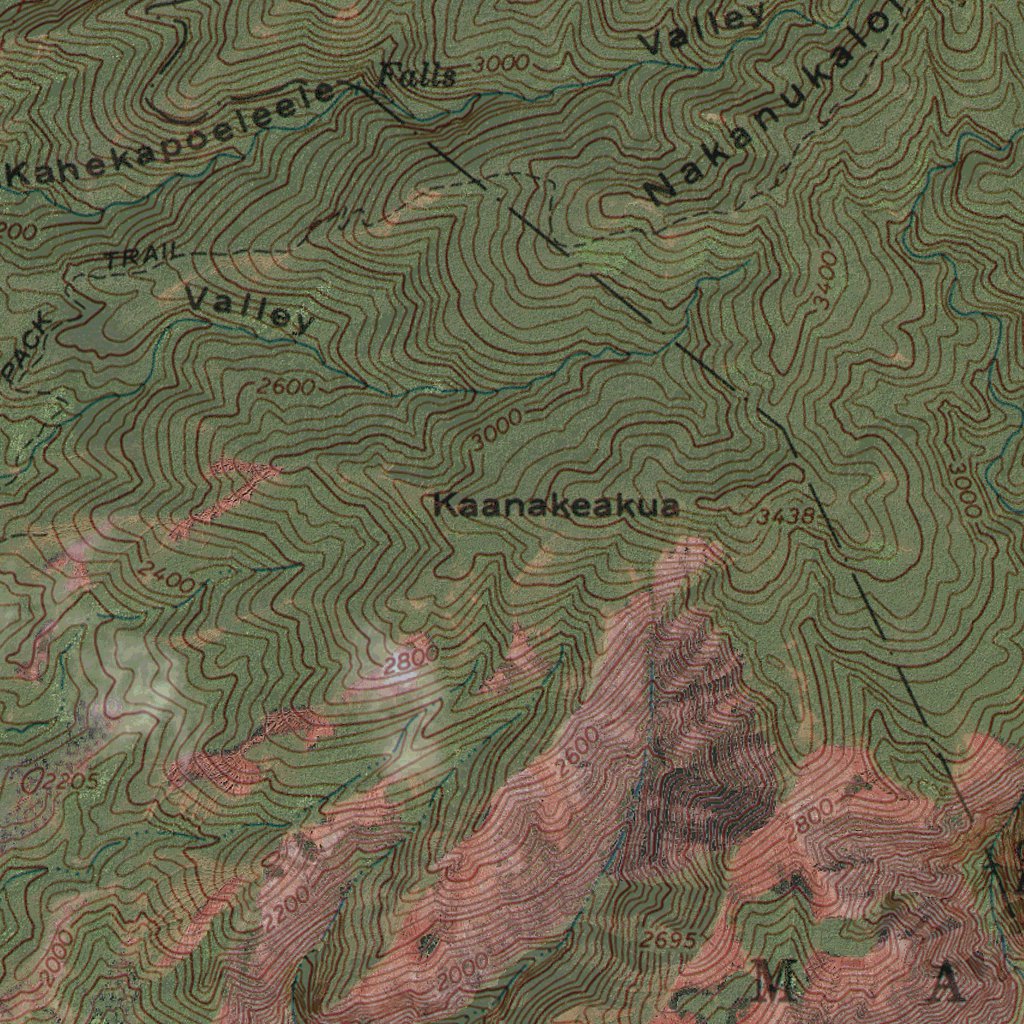HI-WAIMEA CANYON: GeoChange 1959-2014 Map by Western Michigan ...