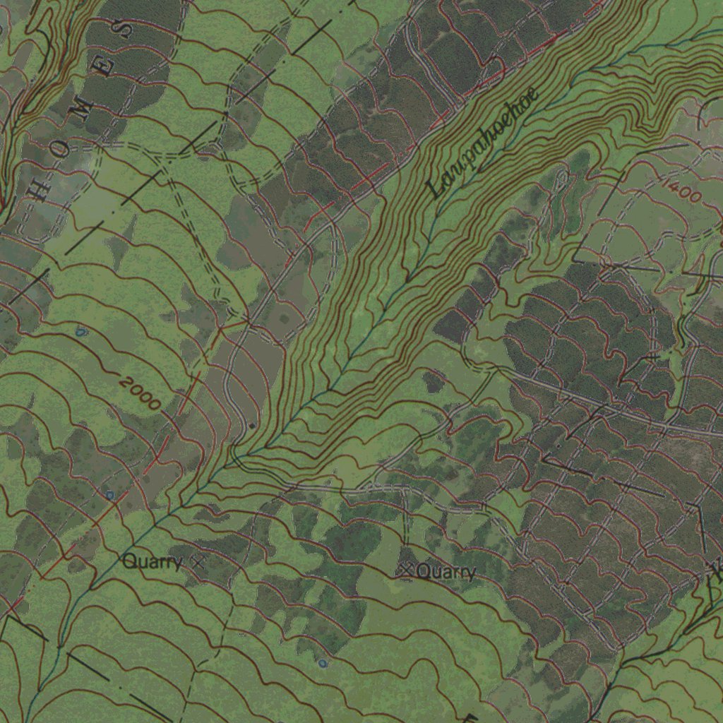 HI-KEANAKOLU: GeoChange 1954-2016 Map by Western Michigan University ...