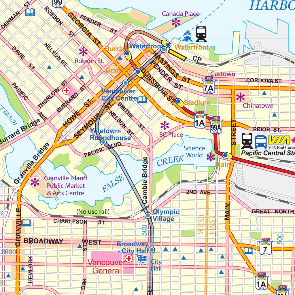 Greater Vancouver 1:50,000 - ITMB Map by ITMB Publishing Ltd. | Avenza Maps