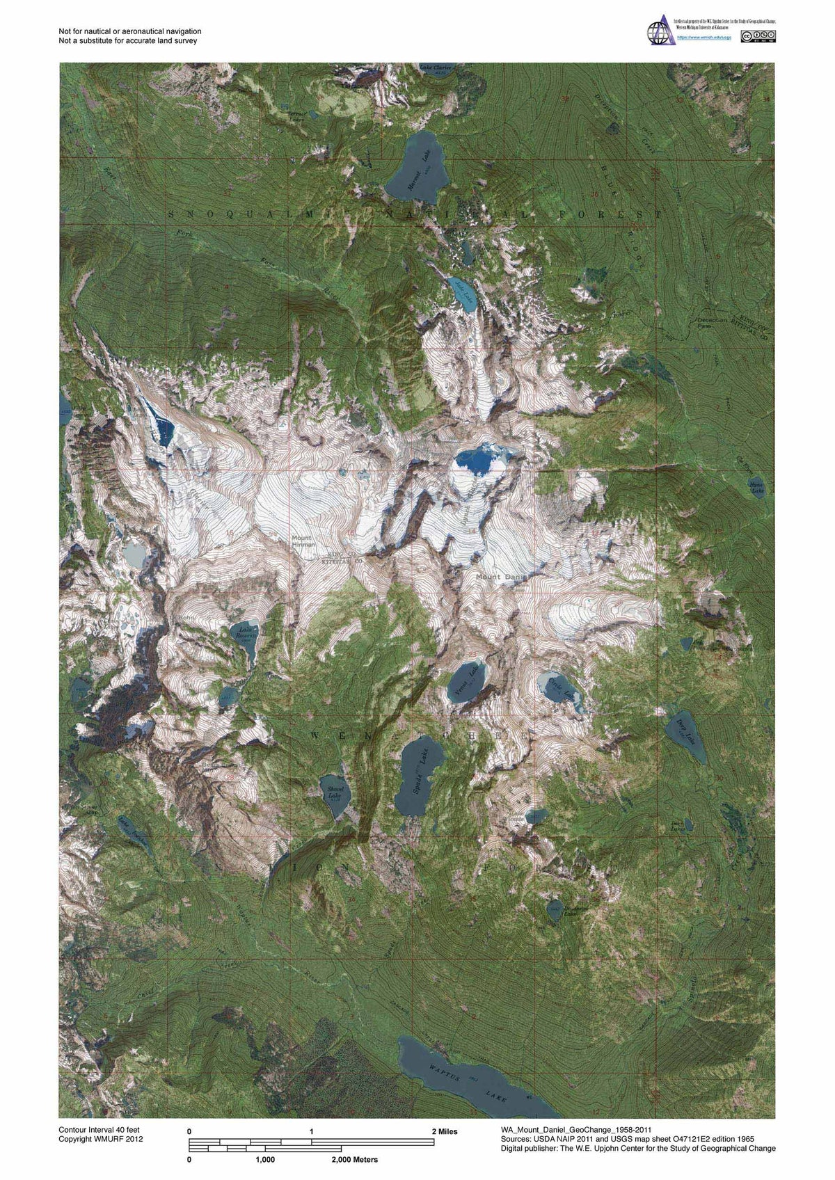 Pacific Crest Trail, Washington - Section J (Bundle) Map by Western ...
