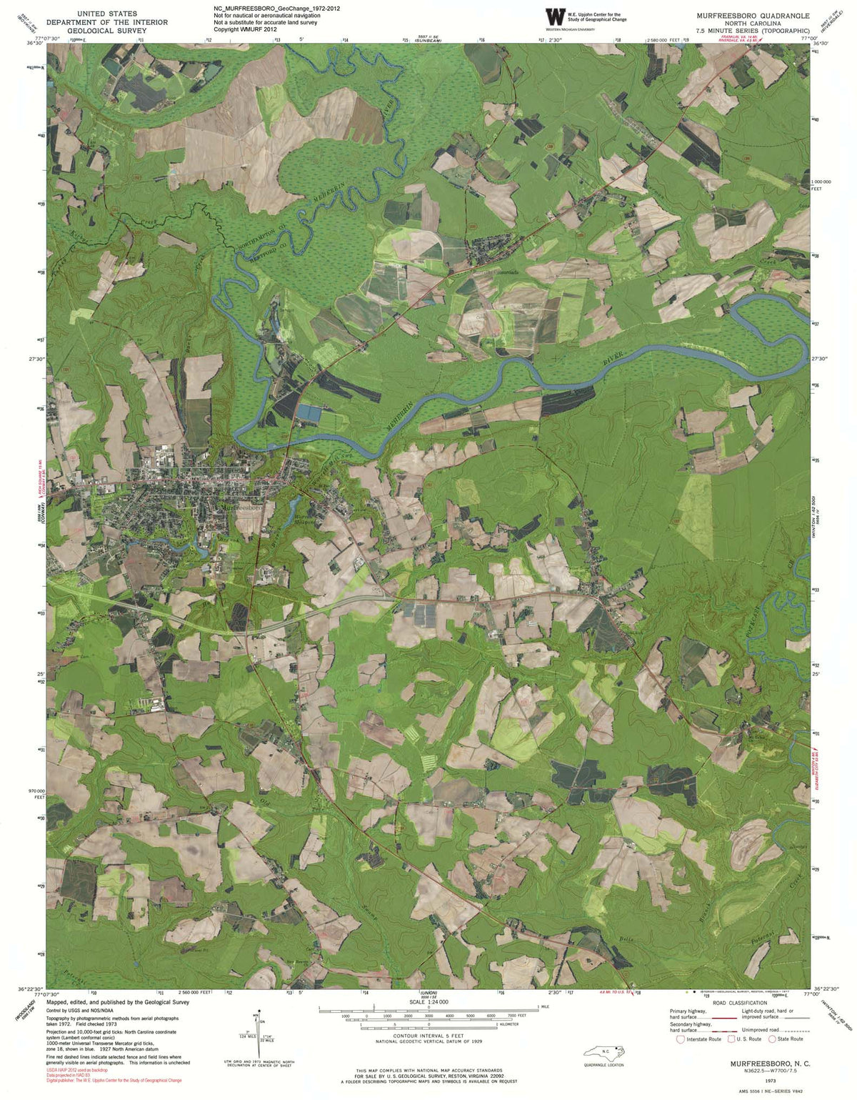 Chowan Swamp Game Land, North Carolina (Bundle) Map by Western Michigan ...