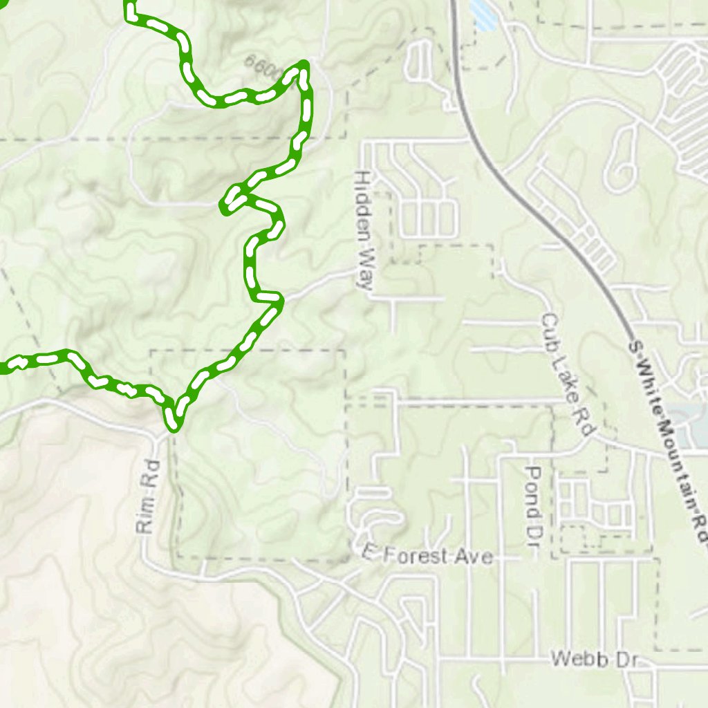 Maverick Trail Clay Springs to Pinetop AZ Map by Taylor GIS | Avenza Maps