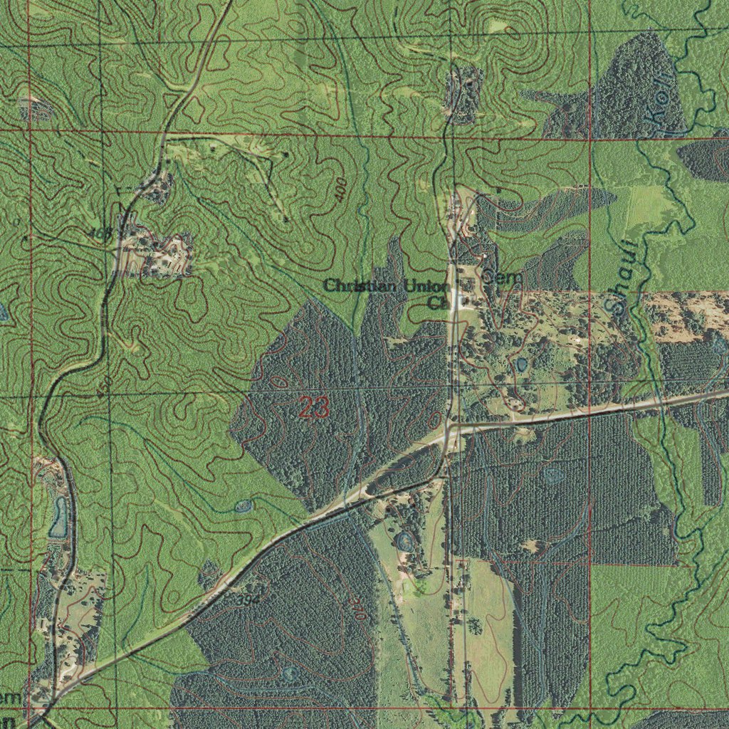 MS-THOMASTOWN: GeoChange 1958-2012 Map by Western Michigan University ...