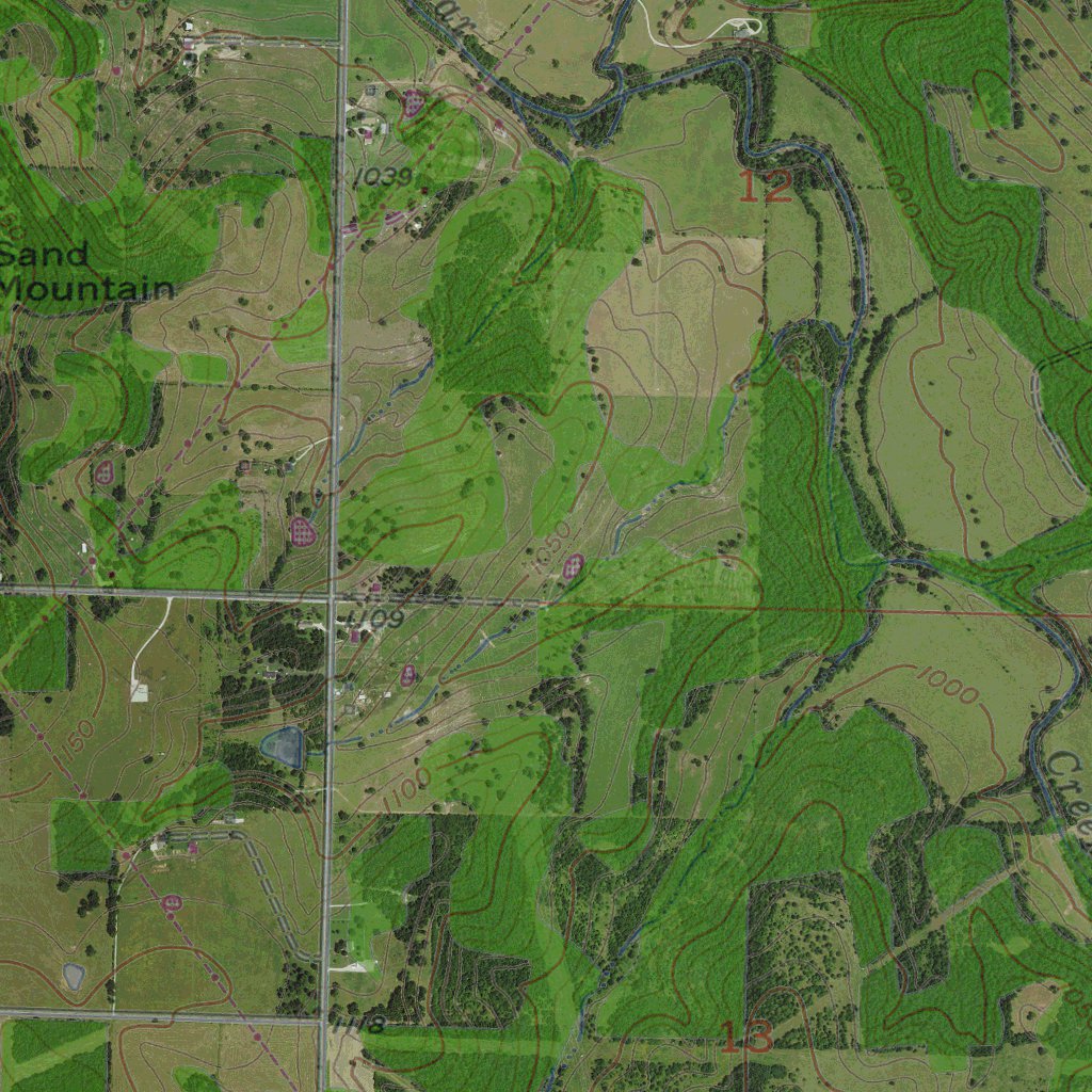 MO-ASH GROVE: GeoChange 1950-2014 Map by Western Michigan University ...