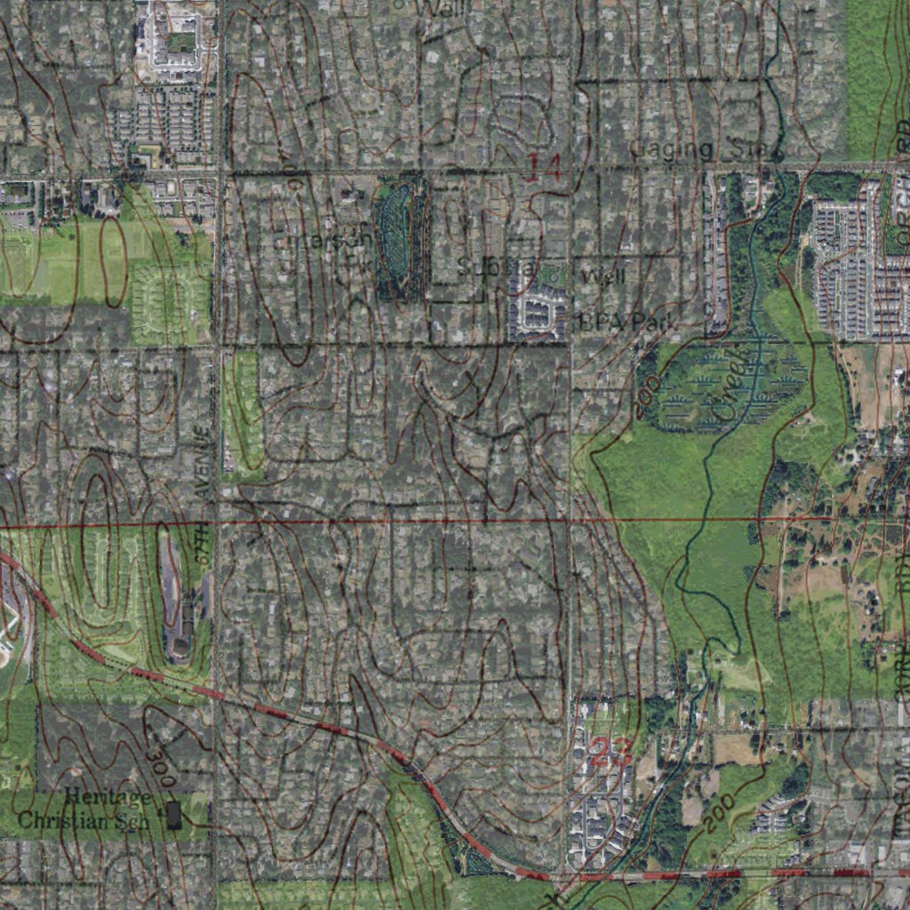 WA-Steilacoom: GeoChange 1990-2011 Map by Western Michigan University ...