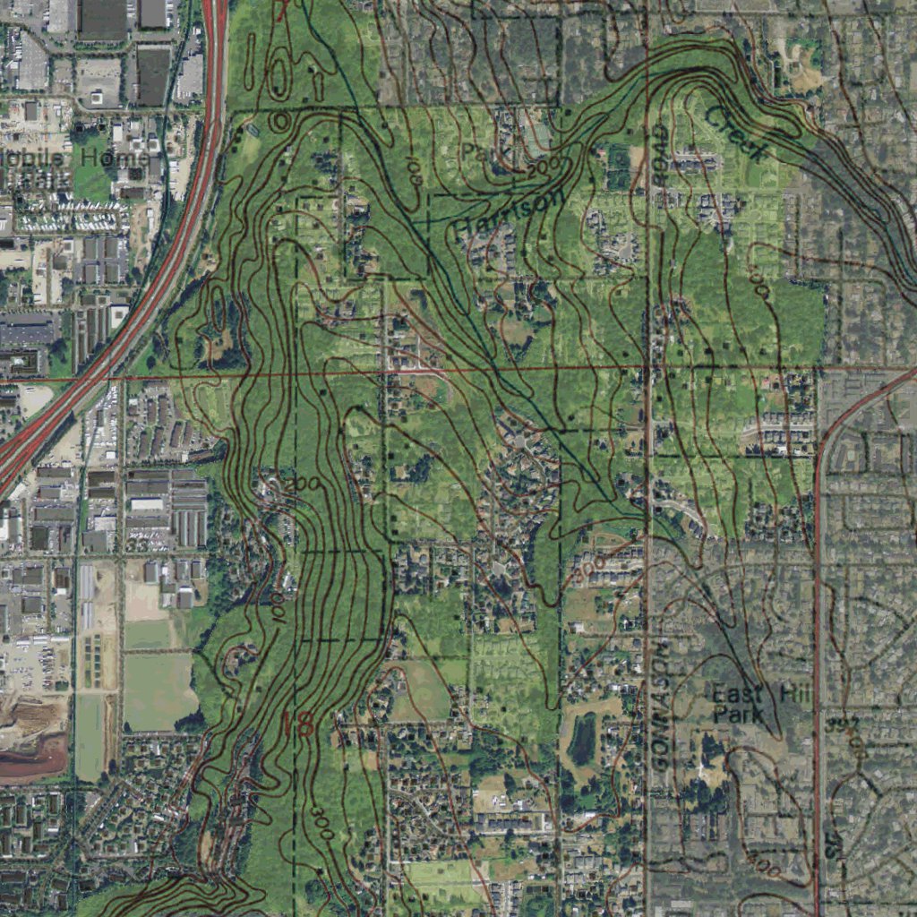 WA-Renton: GeoChange 1990-2011 Map by Western Michigan University ...