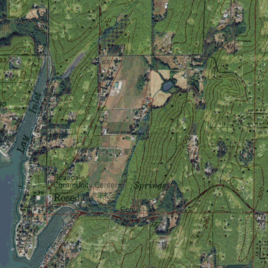 WA-Fox Island: GeoChange 1990-2011 Map by Western Michigan University ...