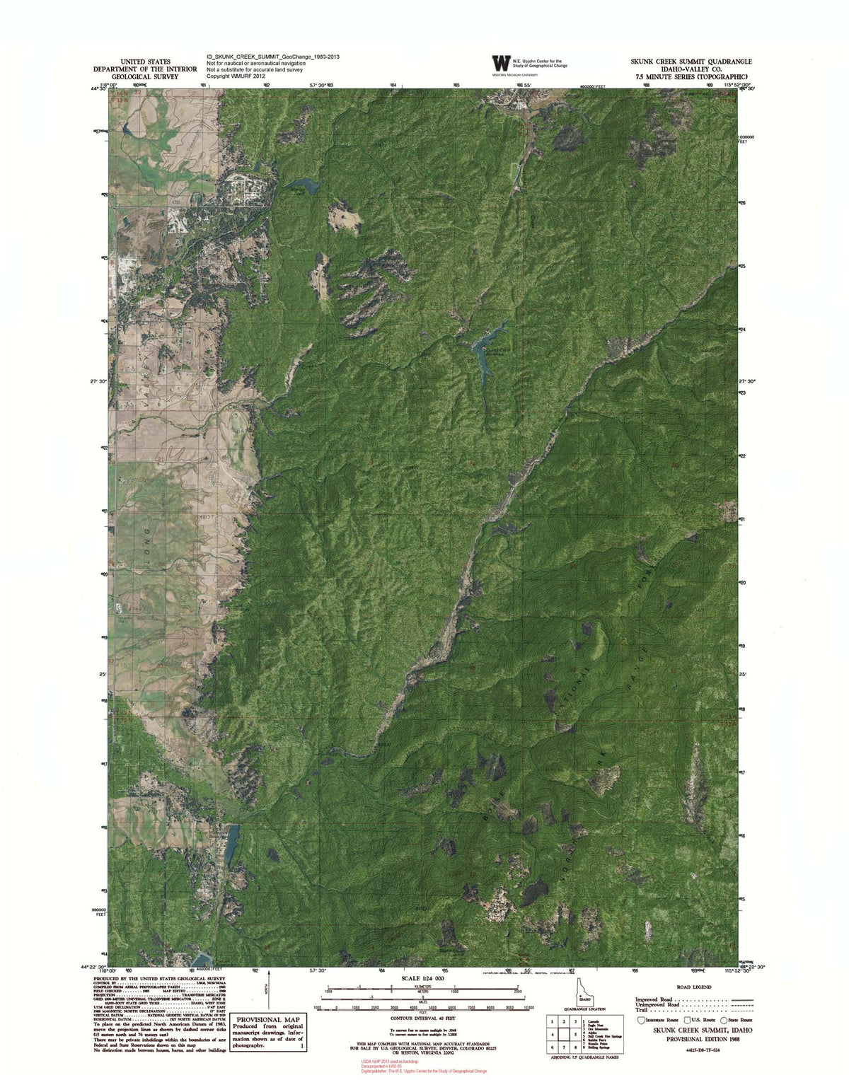 Horsethief Reservoir Recreation Area, Idaho (Bundle) Map by Western ...