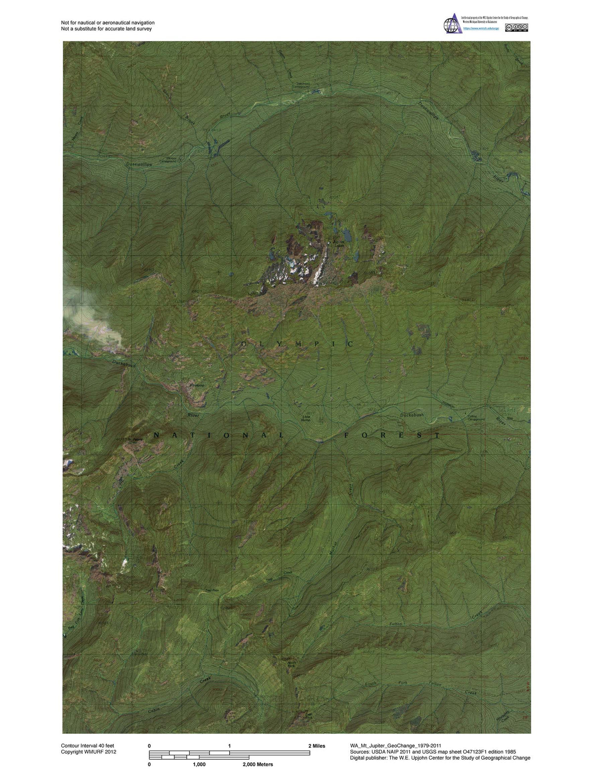 Buckhorn Wilderness, Washington (Bundle) Map by Western Michigan ...