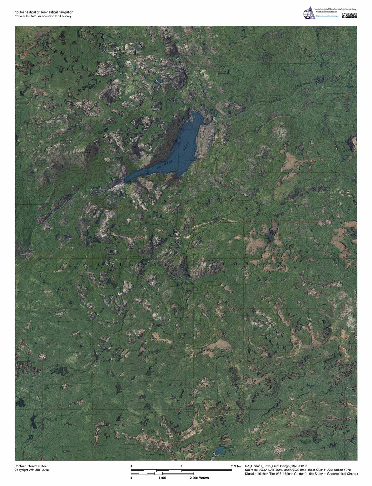 Carson-Iceberg Wilderness Area, California (Bundle) Map by Western ...