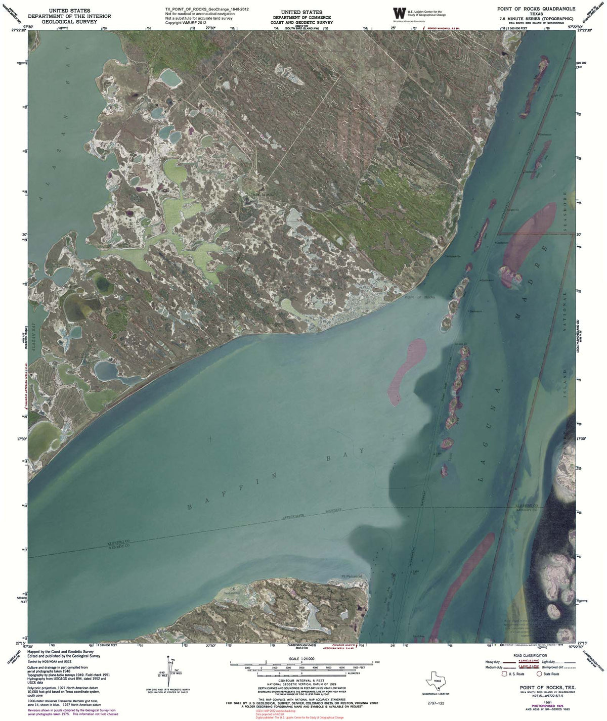 Baffin Bay, Texas (Bundle) Map by Western Michigan University | Avenza Maps