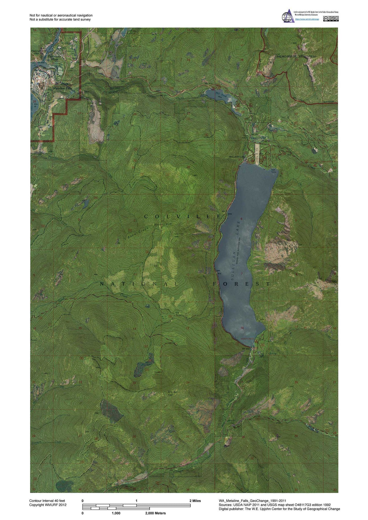 Salmo-Priest Wilderness Area, Washington (Bundle) Map by Western ...