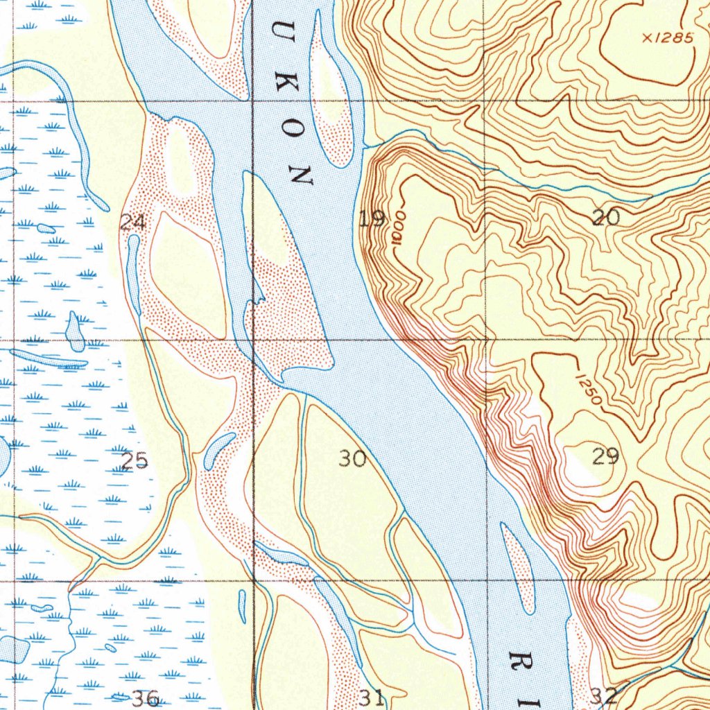 Circle C-1, AK (1955, 63360-Scale) Map by United States Geological ...