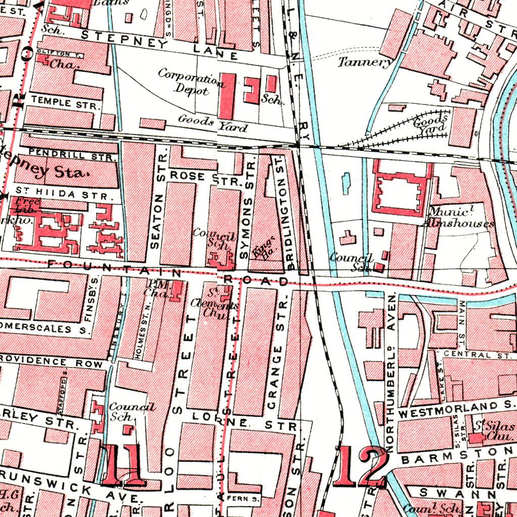 Hull (Kingston upon), city Map (Brown's New Plan of Hull), 1923 by ...