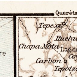 The Valley of Mexico Map, 1909 by Waldin | Avenza Maps