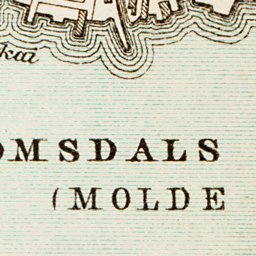 Molde town plan, 1931 Map by Waldin | Avenza Maps