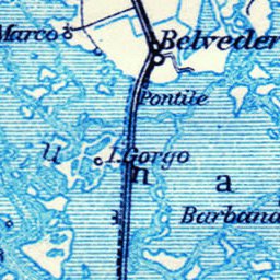 Grado environs Map, 1929 by Waldin | Avenza Maps