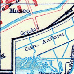 Grado environs Map, 1929 by Waldin | Avenza Maps