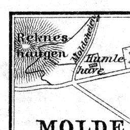 Molde town plan, 1910 Map by Waldin | Avenza Maps