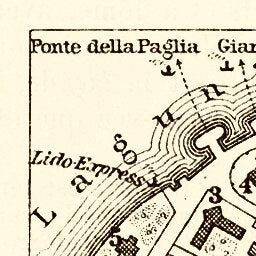 Lido town plan, 1908 Map by Waldin | Avenza Maps