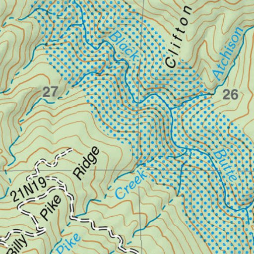 Plaskett Ridge Map by US Forest Service R5 | Avenza Maps