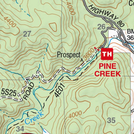 Descanso Map by US Forest Service R5 | Avenza Maps