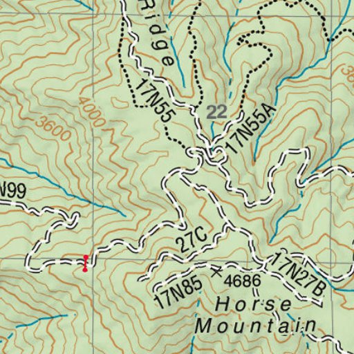 Elk Mountain Map by US Forest Service R5 | Avenza Maps