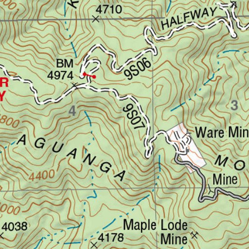 Palomar Observatory Map by US Forest Service R5 | Avenza Maps