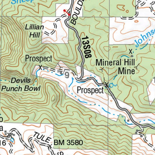 Tule Spring Map by US Forest Service R5 | Avenza Maps