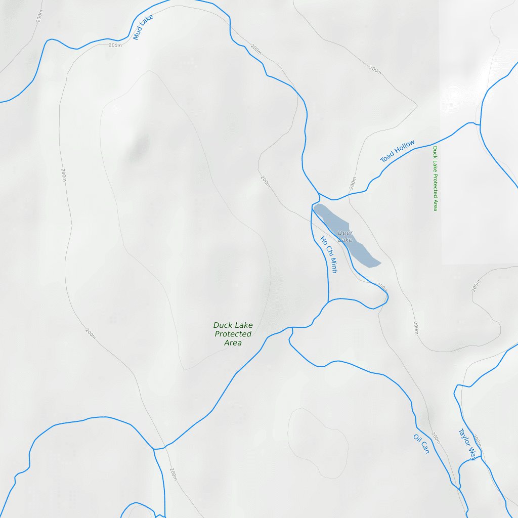 Duck Lake Mountain Bike Trails Map by Trailforks | Avenza Maps
