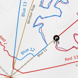 Bracknell Mountain Bike Trails Map by Trailforks | Avenza Maps