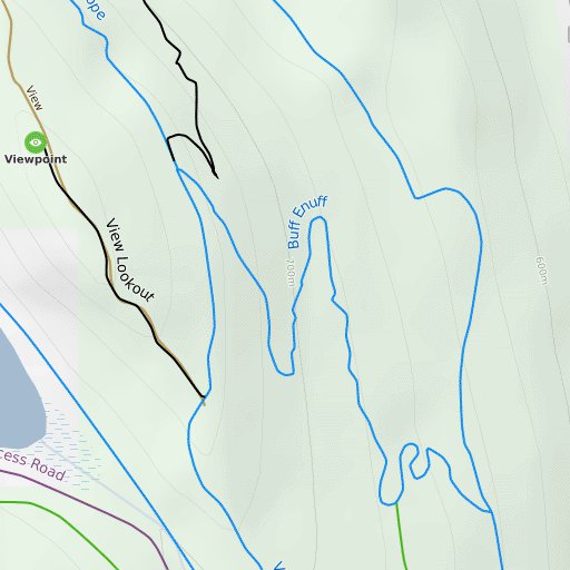 Mt. Macpherson Mountain Bike Trails Map by Trailforks | Avenza Maps