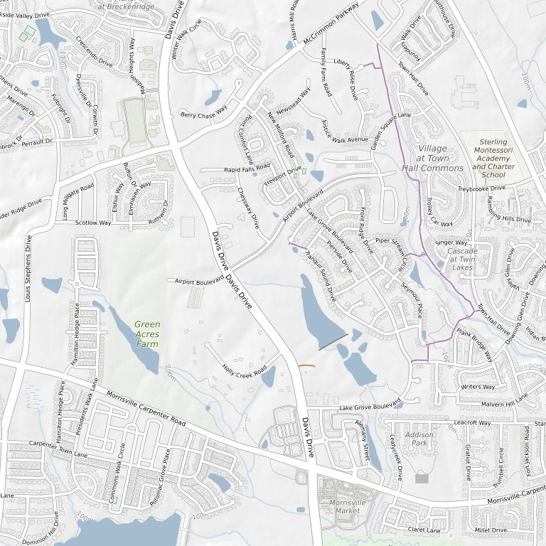 Raleigh Mountain Bike Trails Map by Trailforks | Avenza Maps
