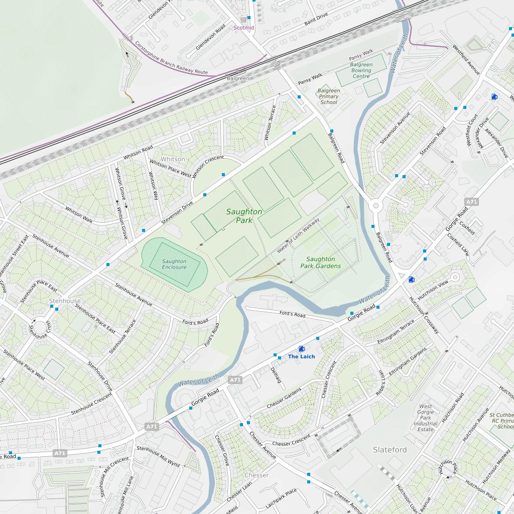 Edinburgh Mountain Bike Trails Map by Trailforks | Avenza Maps