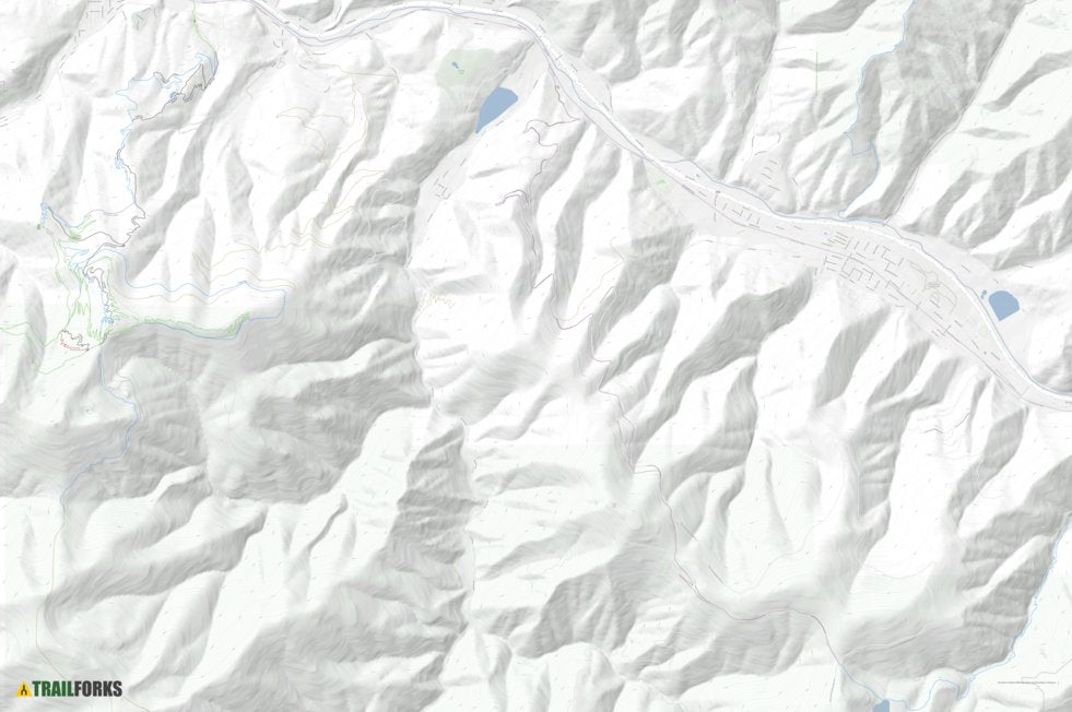 Silver Mountain Resort Mountain Bike Trails Map by Trailforks | Avenza Maps