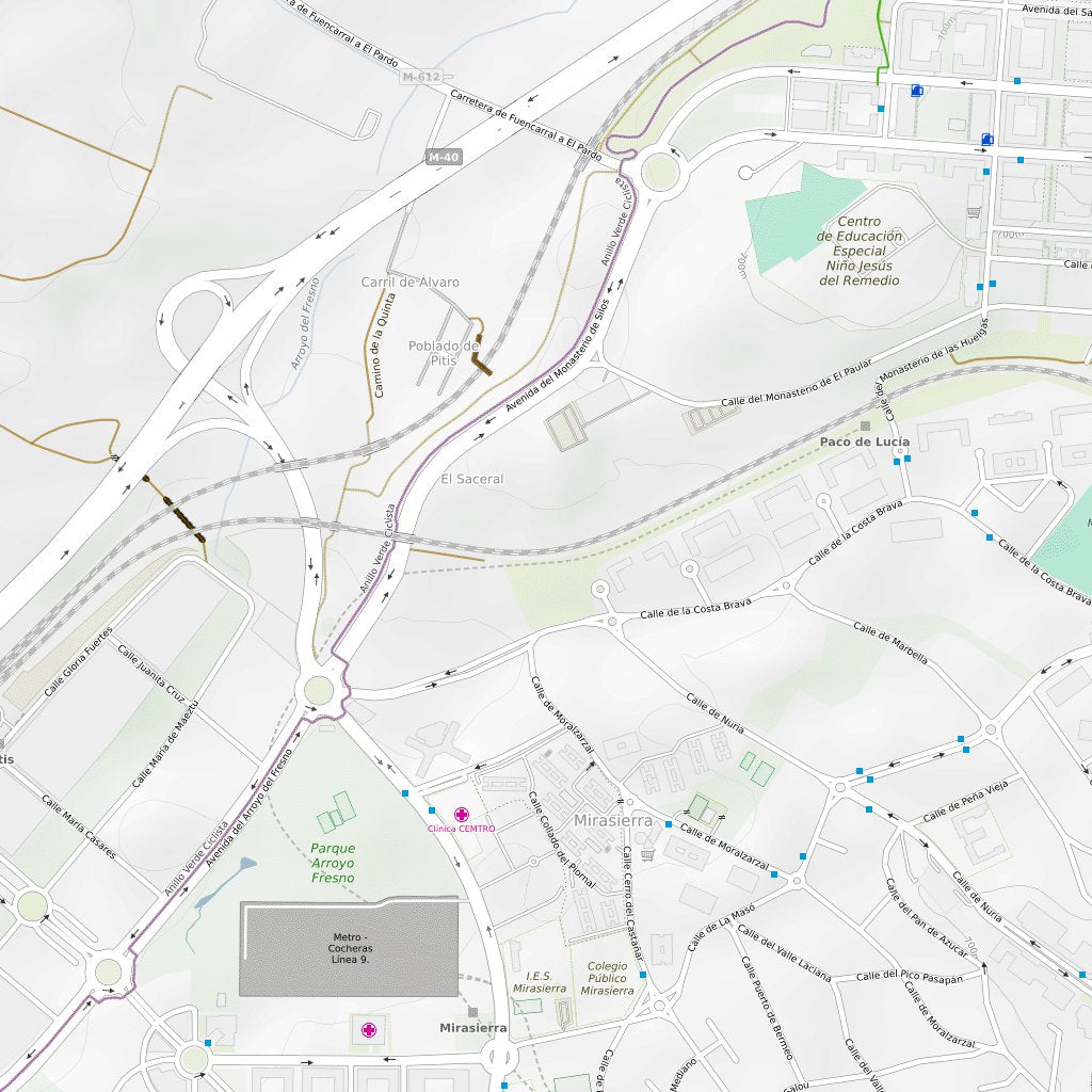 El Pardo Mountain Bike Trails Map by Trailforks | Avenza Maps