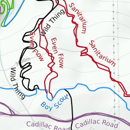 Keystone Resort Mountain Bike Trails Map by Trailforks | Avenza Maps