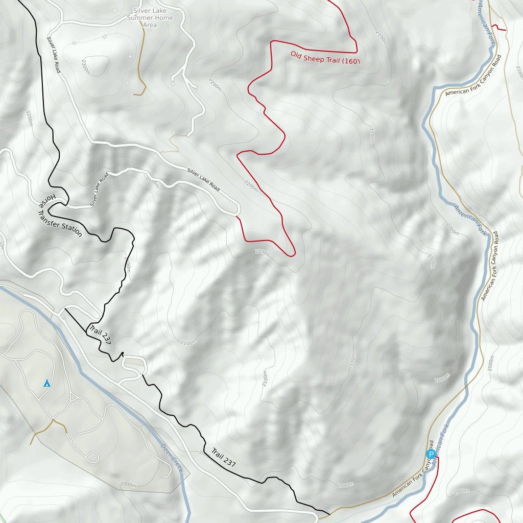 American Fork Canyon Mountain Bike Trails Map by Trailforks | Avenza Maps