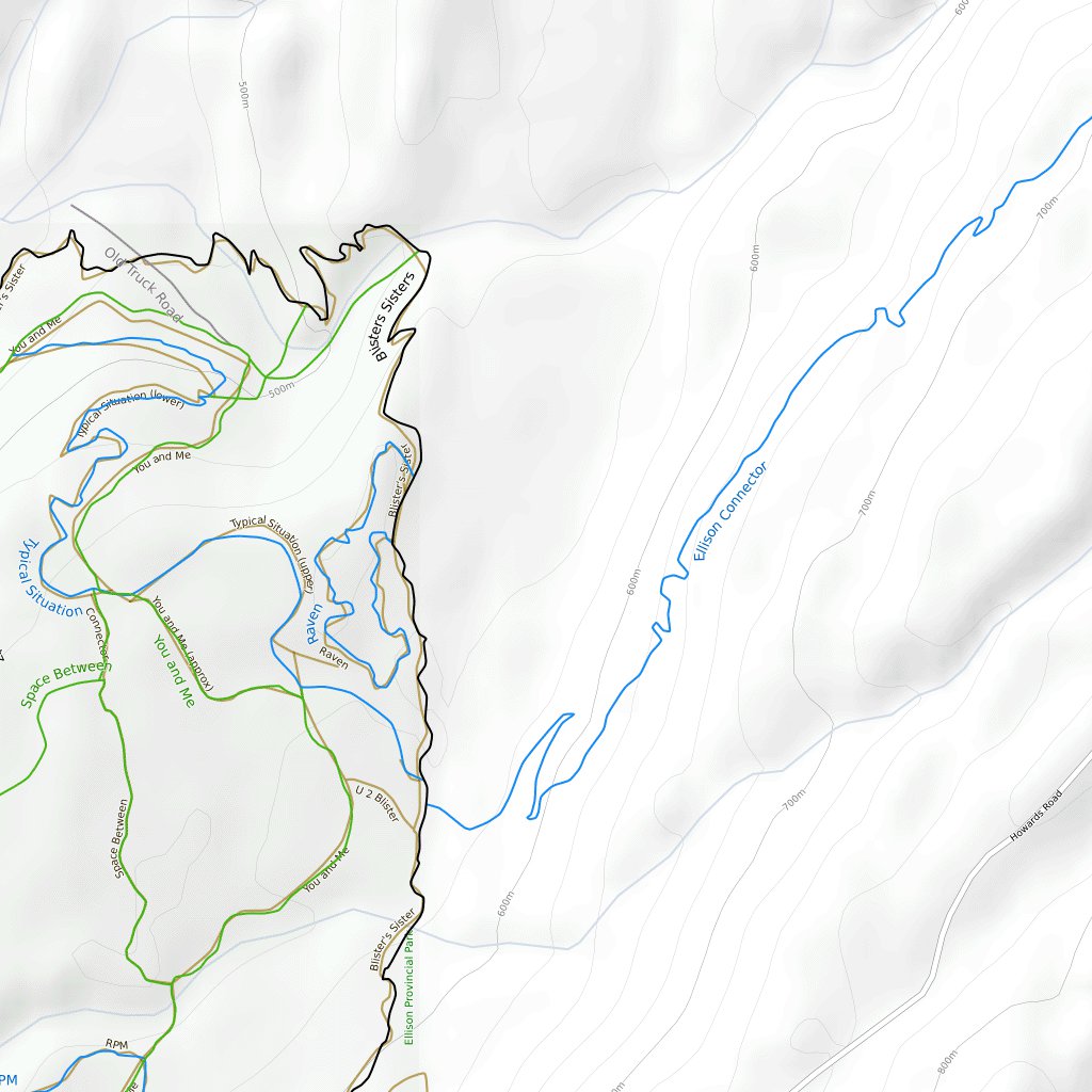Ellison Provincial Park Mountain Bike Trails Map by Trailforks | Avenza ...