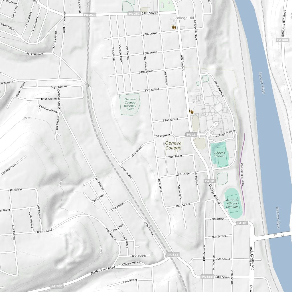 Beaver Falls Mountain Bike Trails Map by Trailforks | Avenza Maps