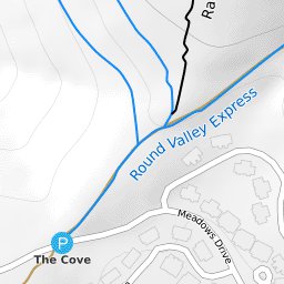 Round Valley Mountain Bike Trails Map by Trailforks | Avenza Maps